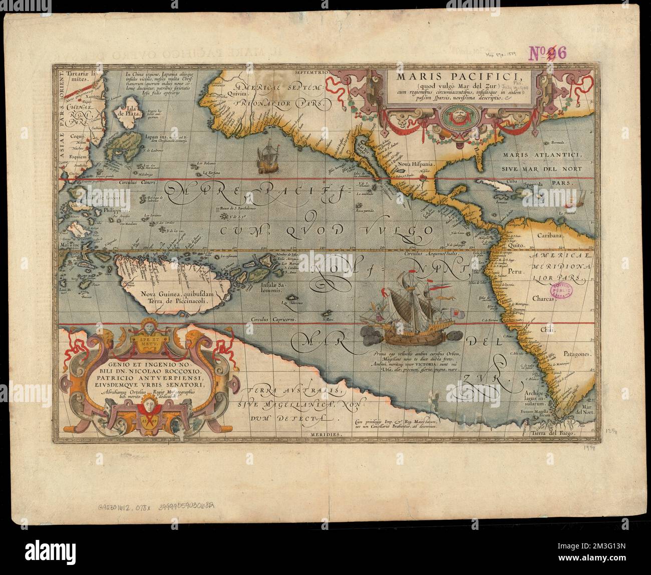 Maris Pacifici (quod vulgo Mar del Zur) cum regionibus circumiacentibus ...