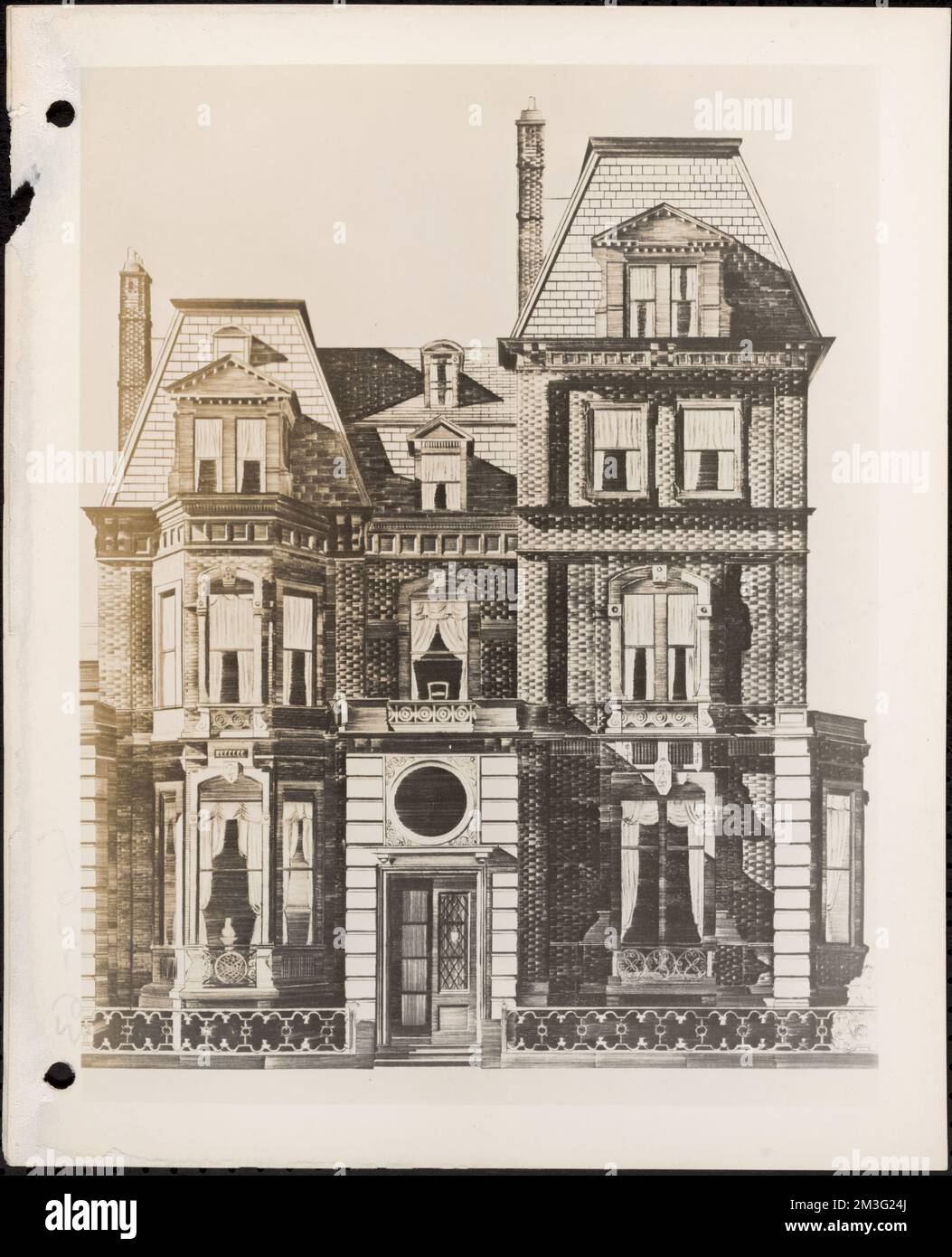 Marlboro Street mansion , Mansions. The Massachusetts WPA Federal Art ...