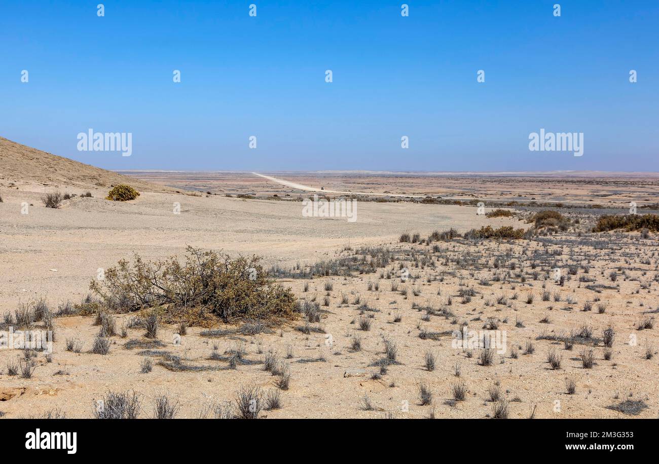 Landscape at Bird Feather Mountain on Main Road C14, Namibia Stock ...