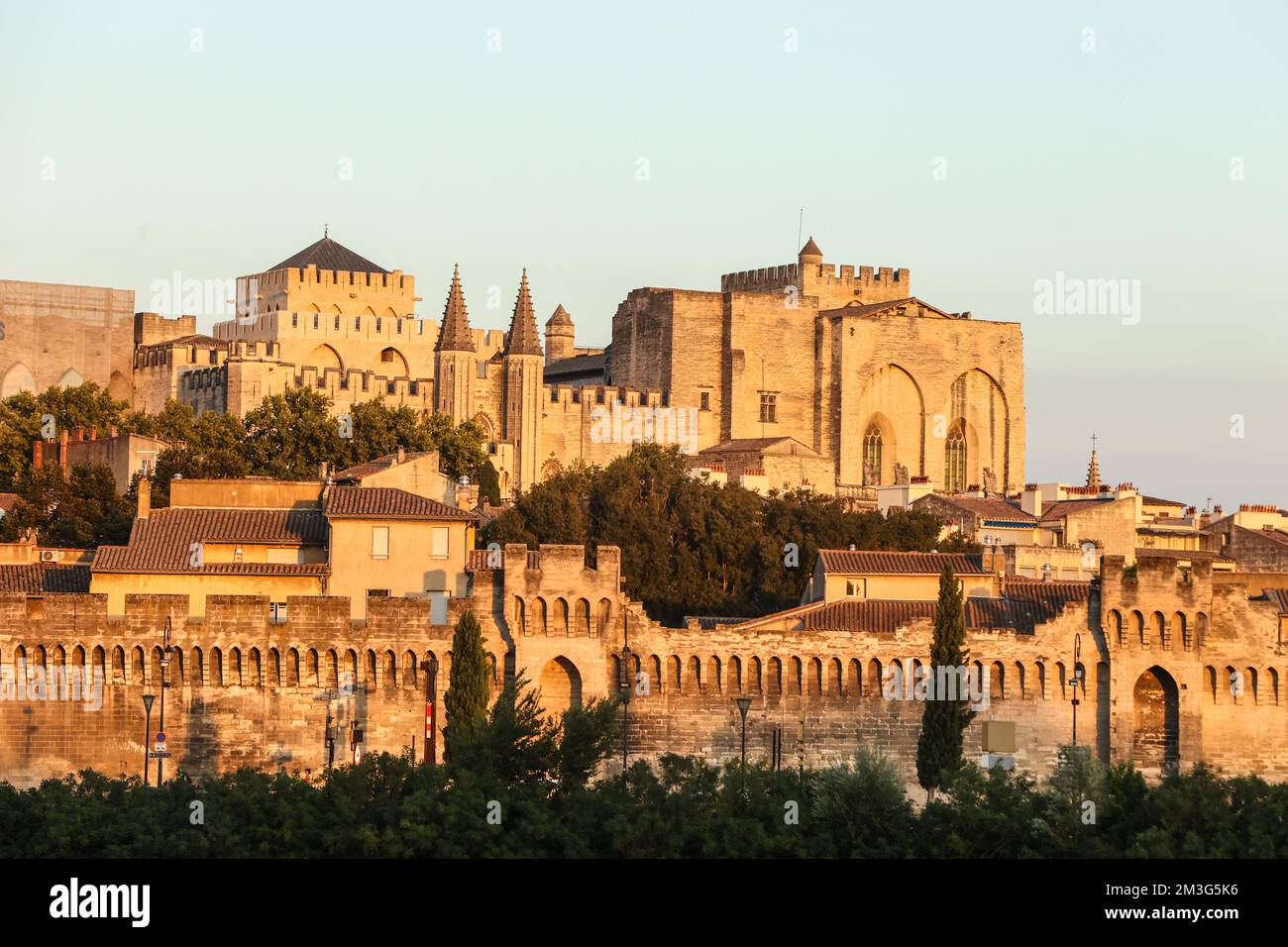 Sunset,sundown,Avignon,France,French,South of France,Southern France,French,Summer,August ...