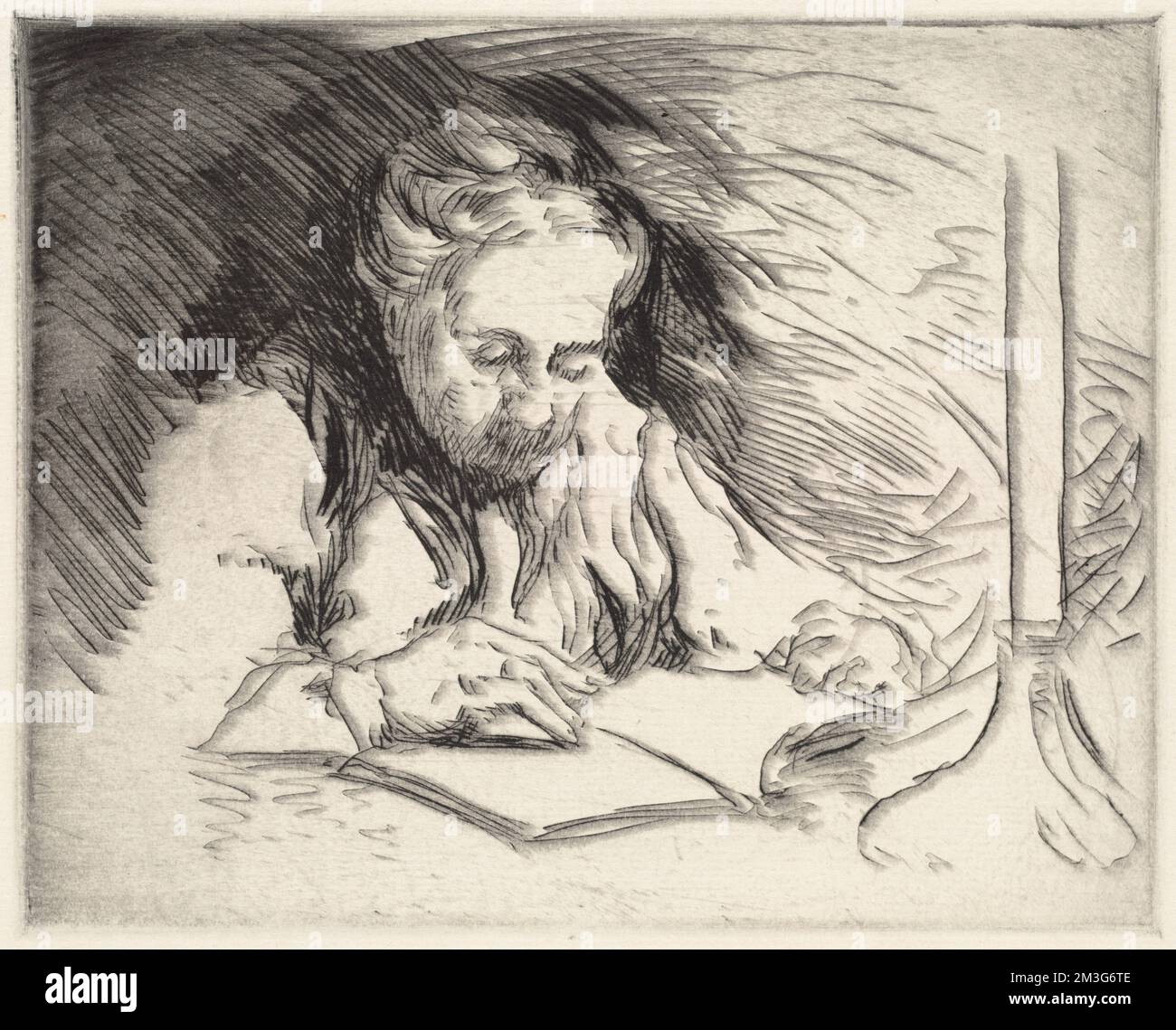 Mary Parker Woodbury (Mrs. Seth) , Reading, Candles. Charles H ...