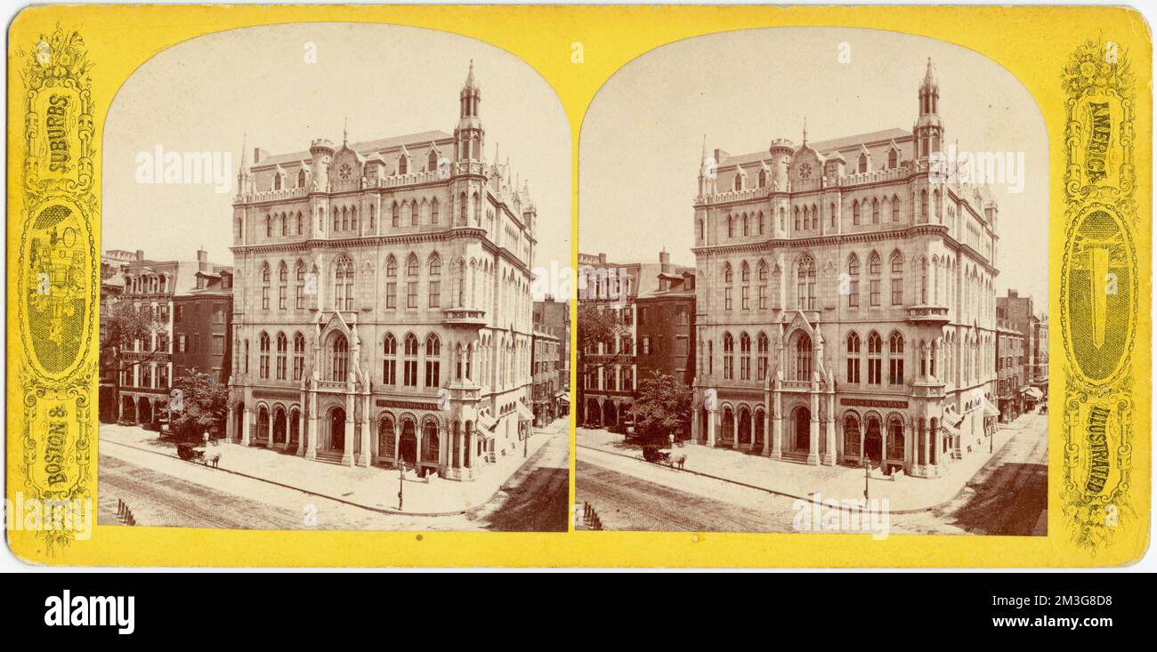 Masonic temple, in Boston , Masonic buildings Stock Photo - Alamy