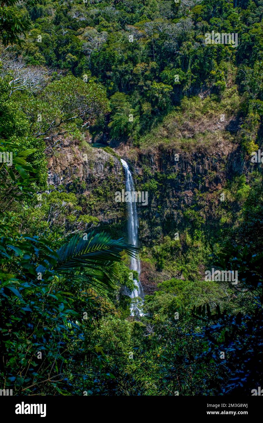 Waterfall in the Montagne dÂ´Ambre National Park, Madagascar Stock ...