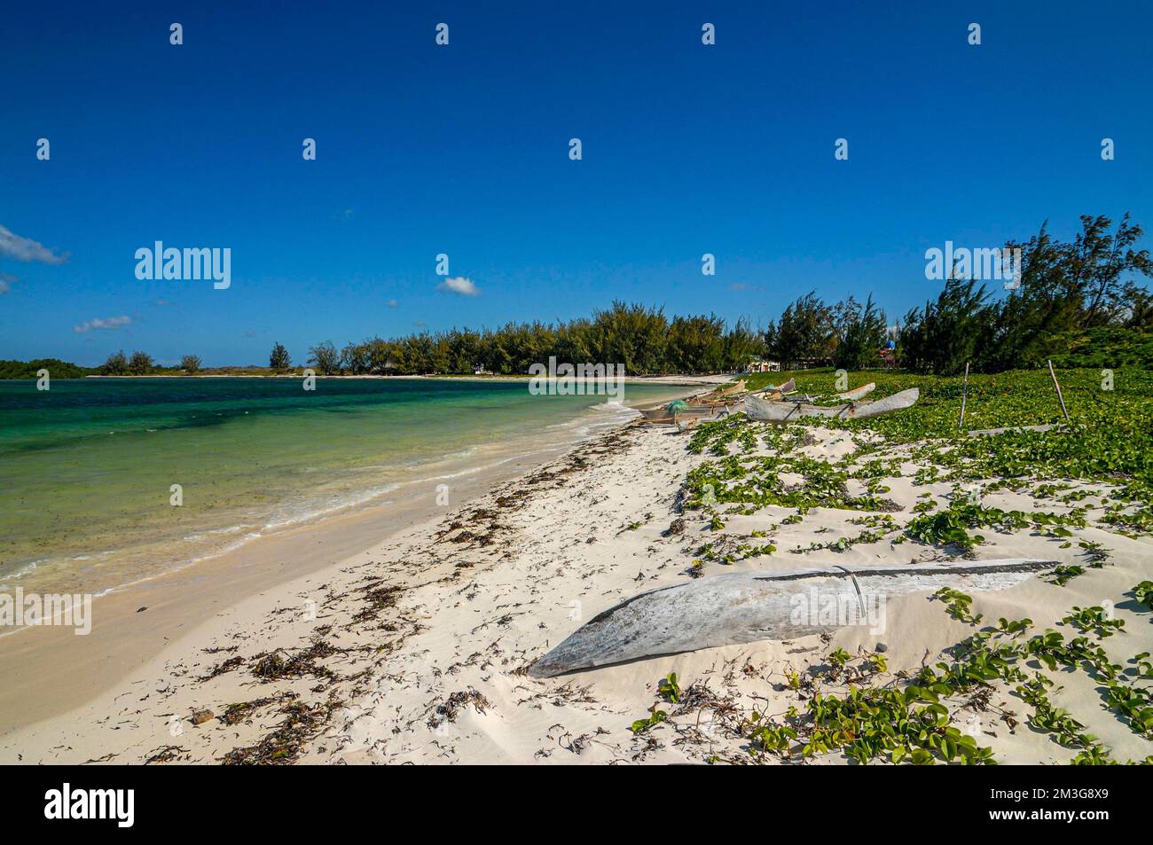 White sand beach near Diego Suarez, Antsiranana, northern Madagascar ...