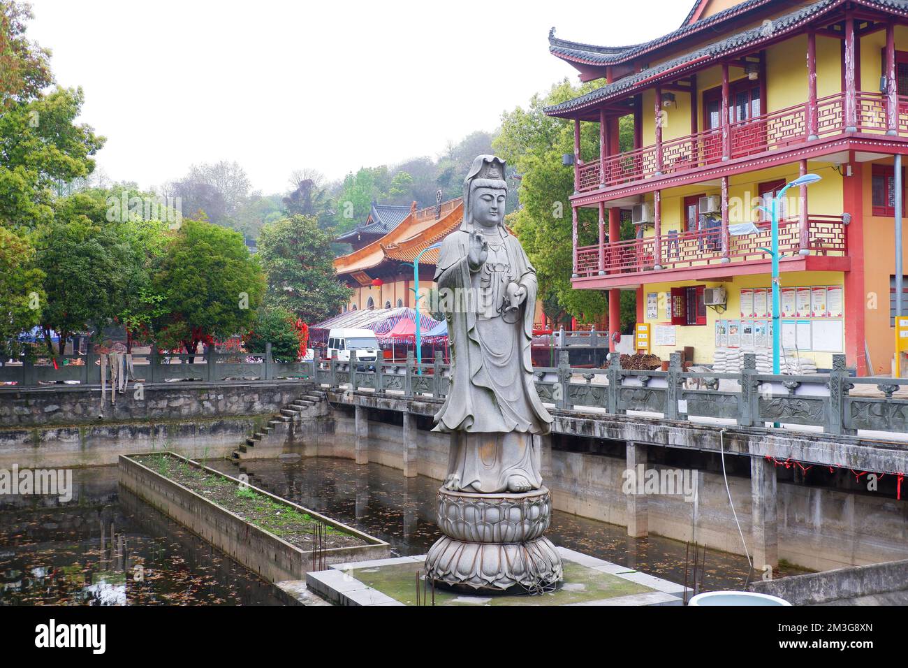 The Guangji Temple in Wuhu, China Stock Photo - Alamy