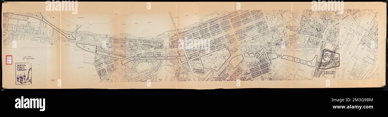 Mass pike air rights study , Airspace Law, Massachusetts, Boston, Maps ...