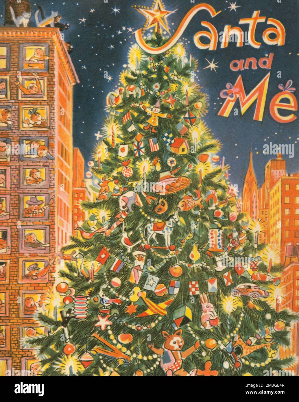 Santa and Me - Opening Stock Photo - Alamy