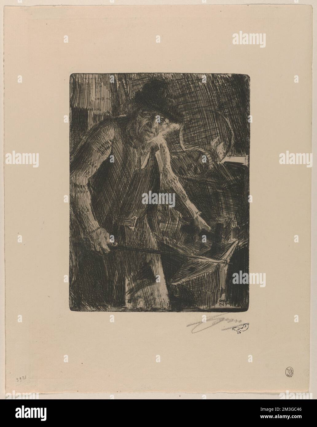 The master-smith , Blacksmiths Stock Photo - Alamy