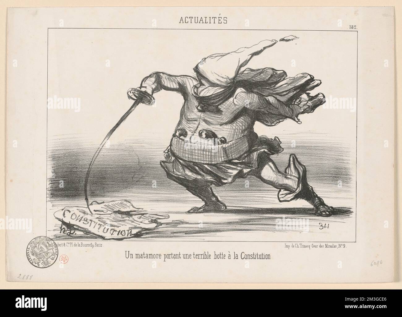 Un matamore portant une...botte... , Politicians, Health care personnel ...