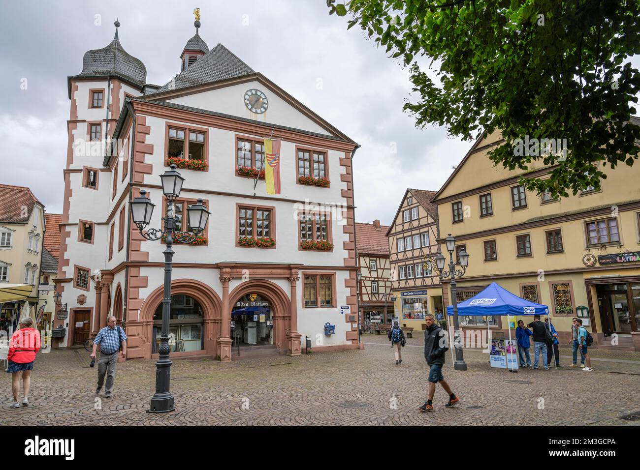 Old Town Hall, Lohr am Main, Bavaria, Germany Stock Photo - Alamy