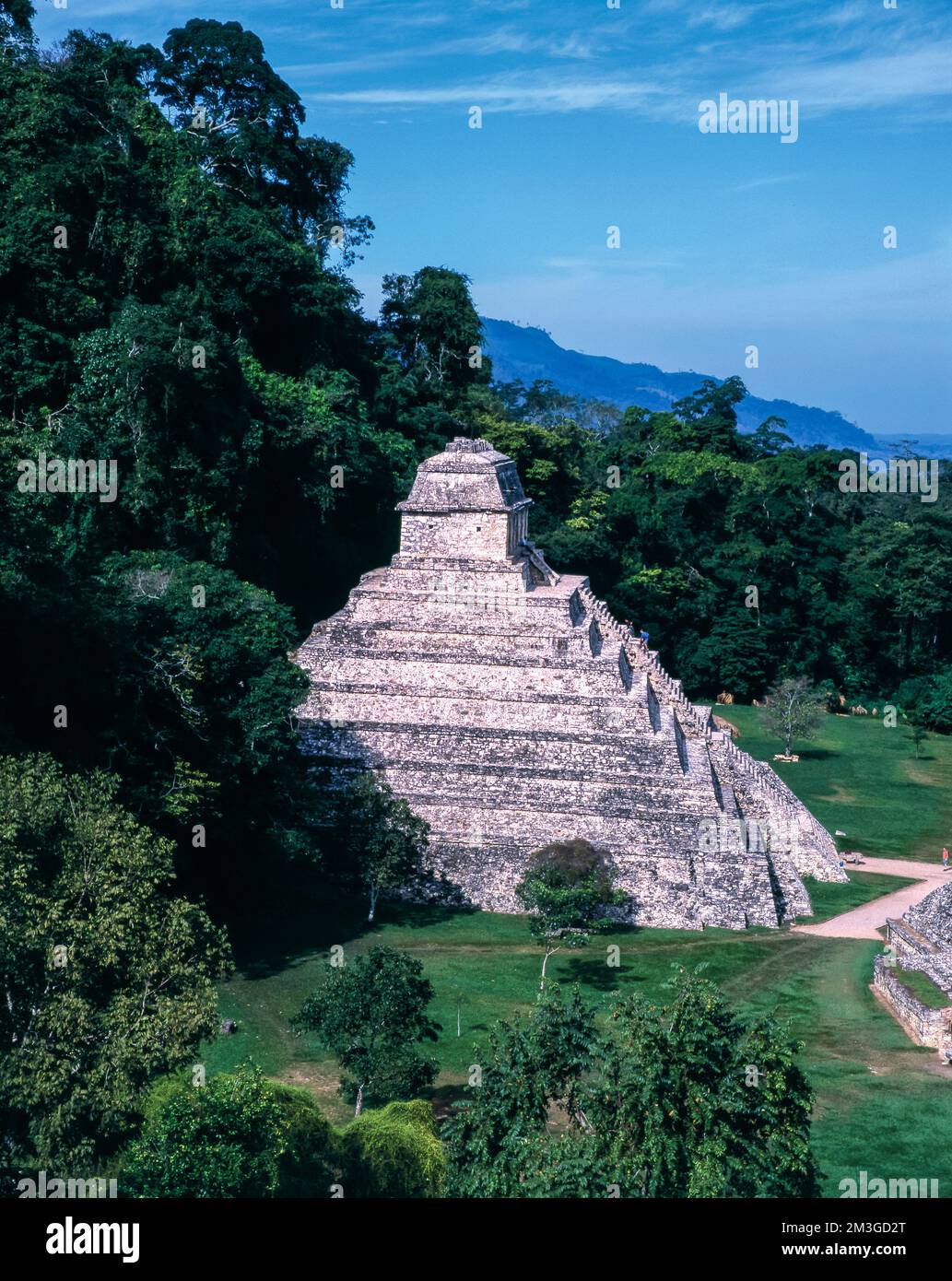 Archeological site of Palenque,mayan culture,Chiapas,Mesico Stock Photo ...