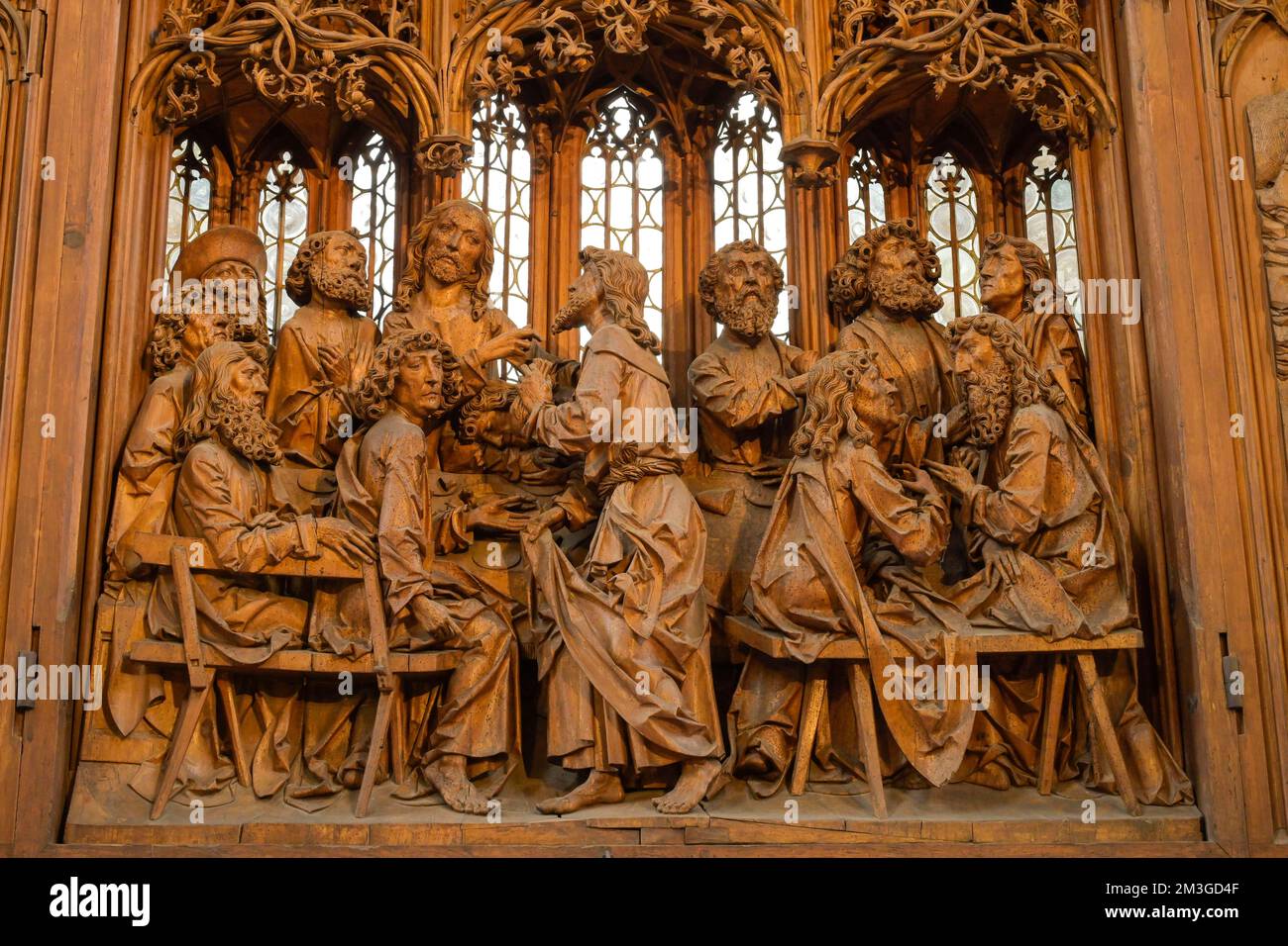 Altar of the Holy Blood by Tilman Riemenschneider, St. Jacob's Town ...