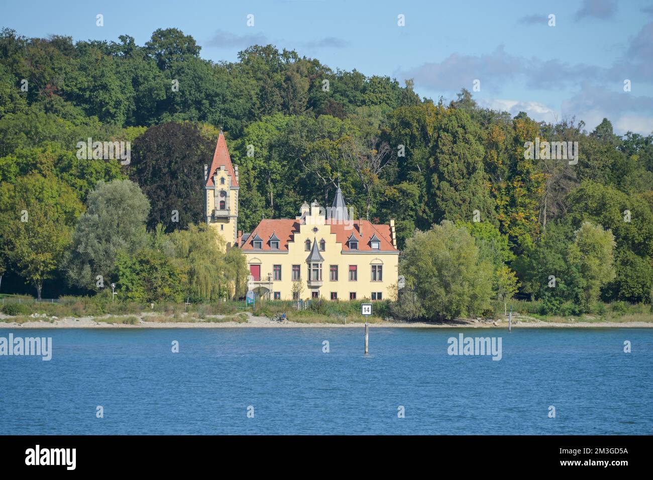 Seeheim Castle, Lake Constance, Constance, Baden-Wuerttemberg, Germany ...