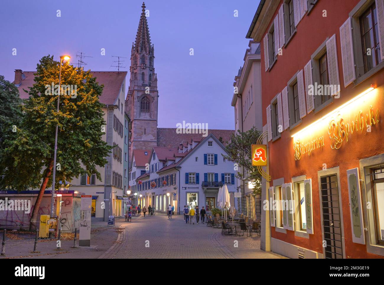 Shopping Street, Pedestrian Zone, Wessenbergstrasse, Old Town, Minster ...