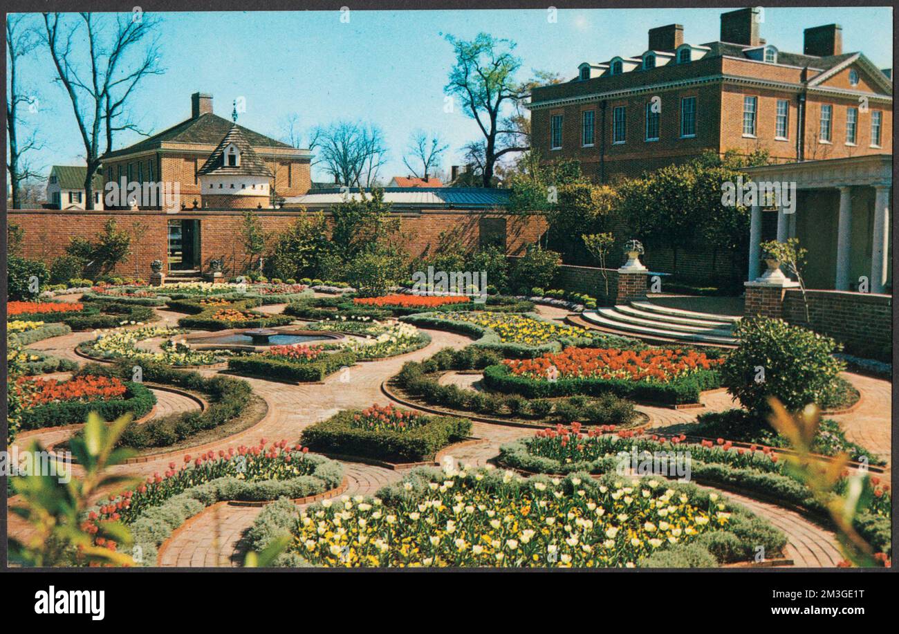 Maude Moore Latham Memorial Garden of Tryton Place, New Bern, North ...