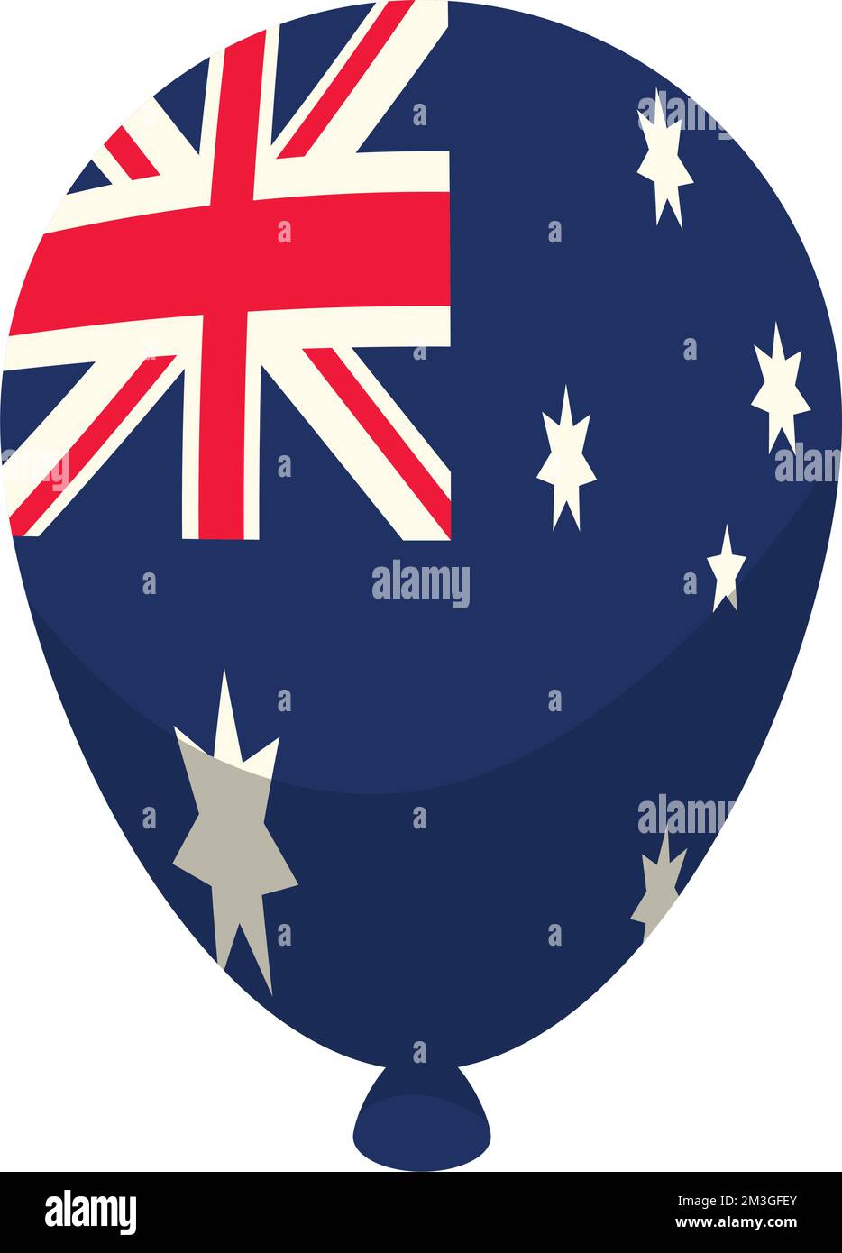 australian flag in balloon helium Stock Vector Image & Art - Alamy