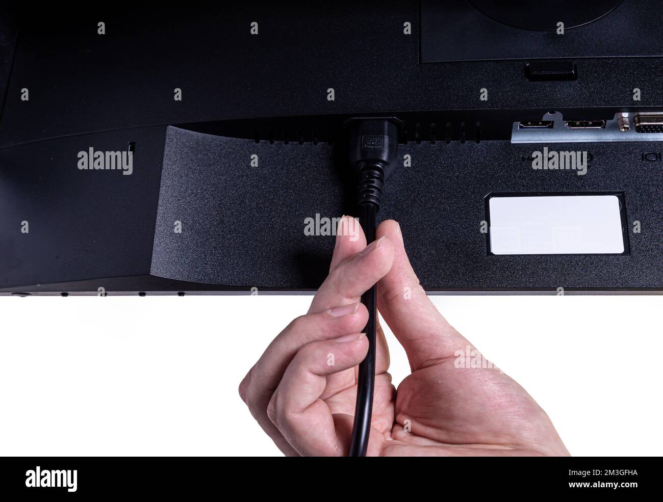 Engineer man hand inserts hi-res stock photography and images - Alamy