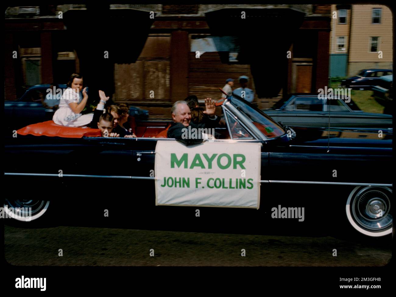 Mayor John Collins in Bunker Hill Day parade, Charlestown, Boston ...