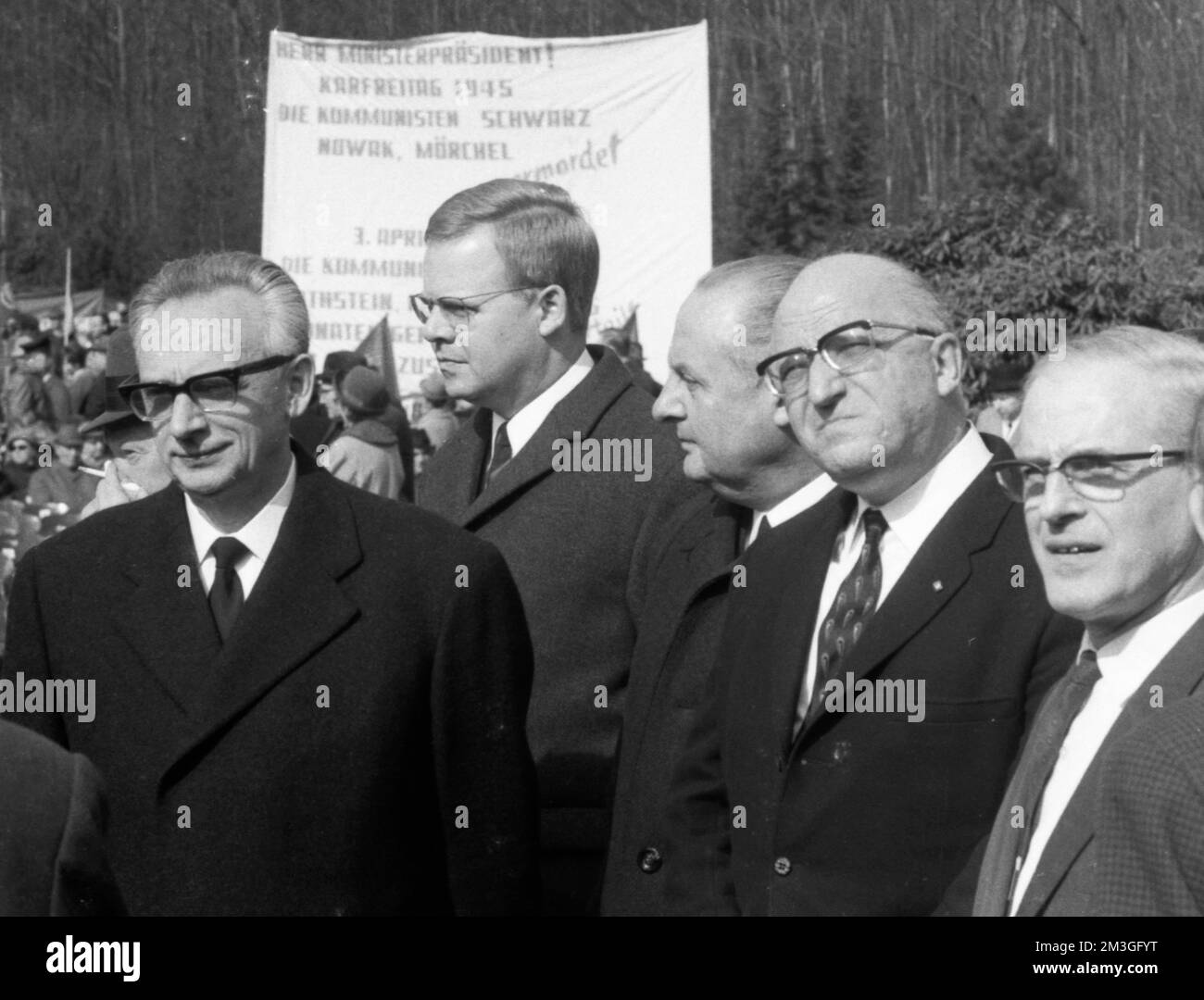 The traditional tribute to Nazi victims in the Bittermark, here on 12 ...