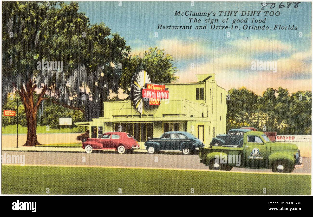 McClammy's Tiny Diny Too, the sign of good food, restaurant and drive ...
