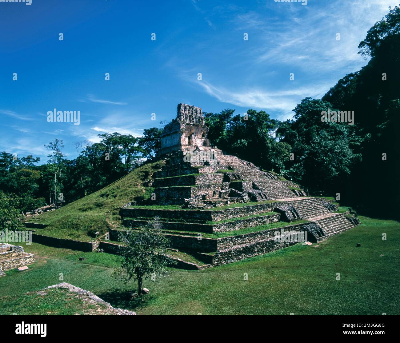 Archeological site of Palenque,mayan culture,Chiapas,Mesico Stock Photo ...
