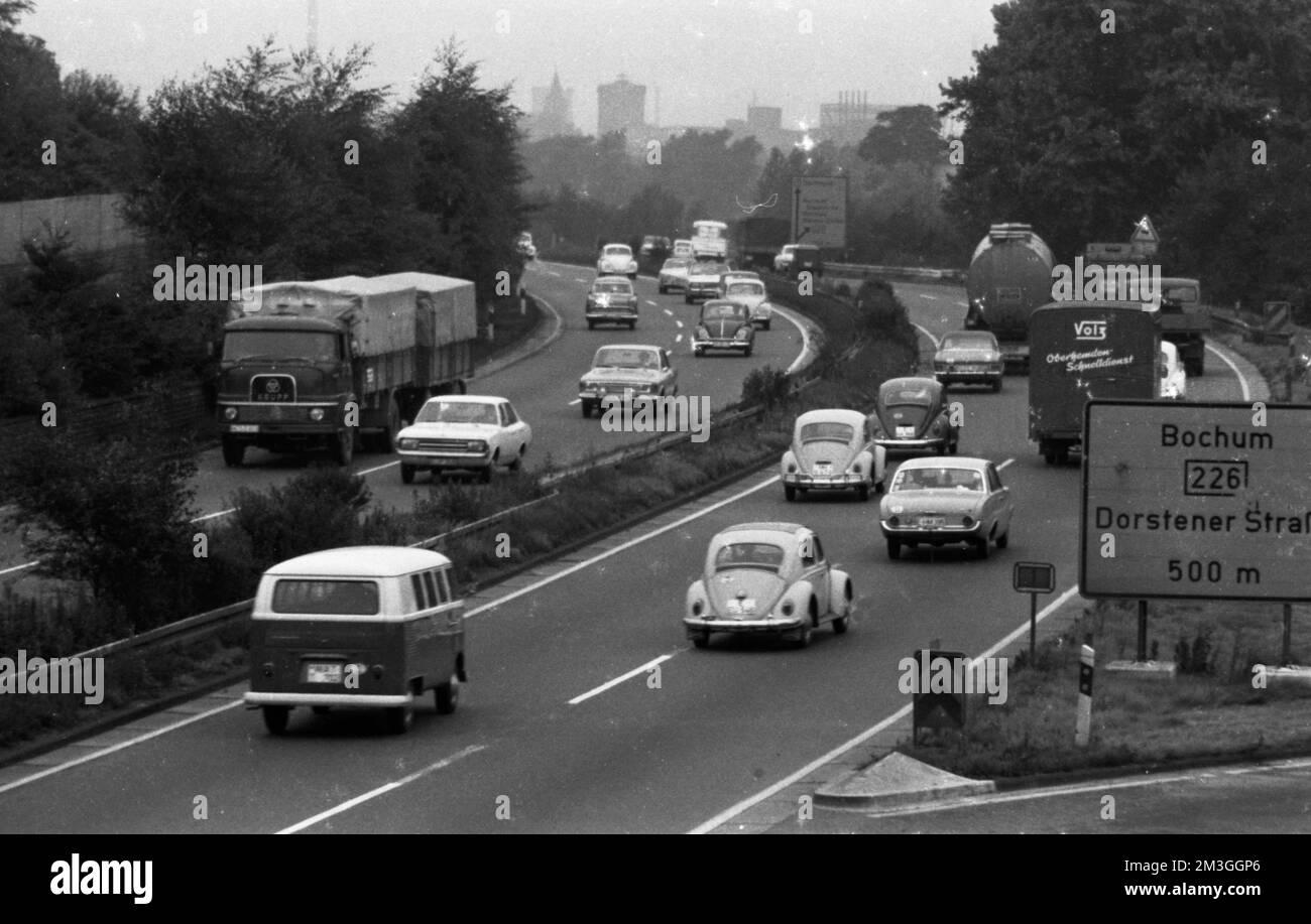 Negative highlights in the Ruhr region in the years 1965 to 1971 ...