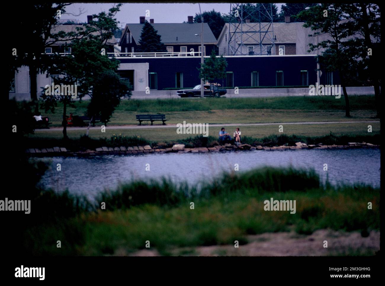 MDC recreation area from Cambridge side of Charles River , Rivers ...