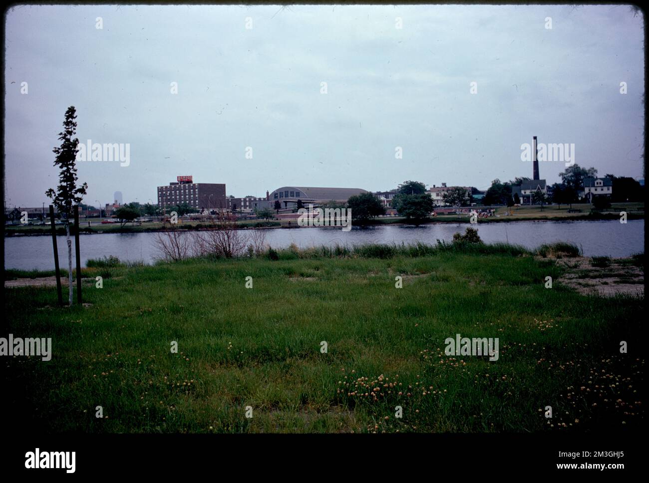MDC recreation area from Cambridge side of Charles River , Rivers ...