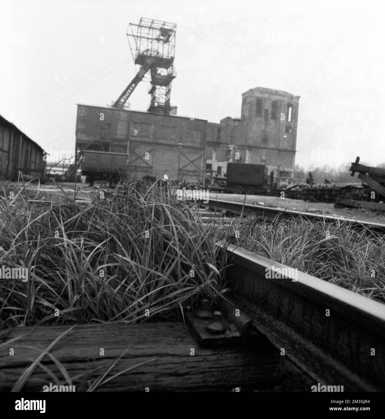 Closed collieries, colliery ruins, and coal dumps dominated the image ...