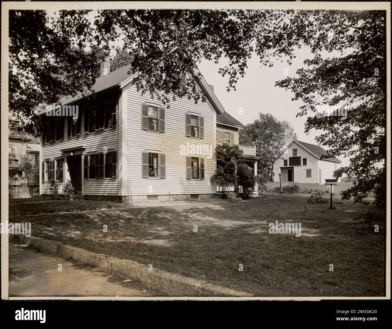 Medfield home and studio of George Innis, 137 Main Street, Medfield ...