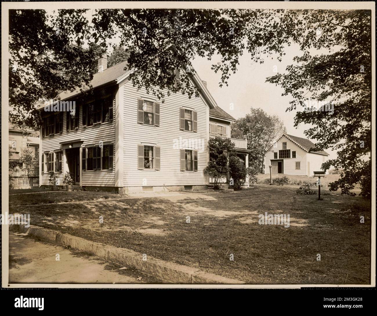 Medfield home and studio of George Innis, 137 Main Street, Medfield ...