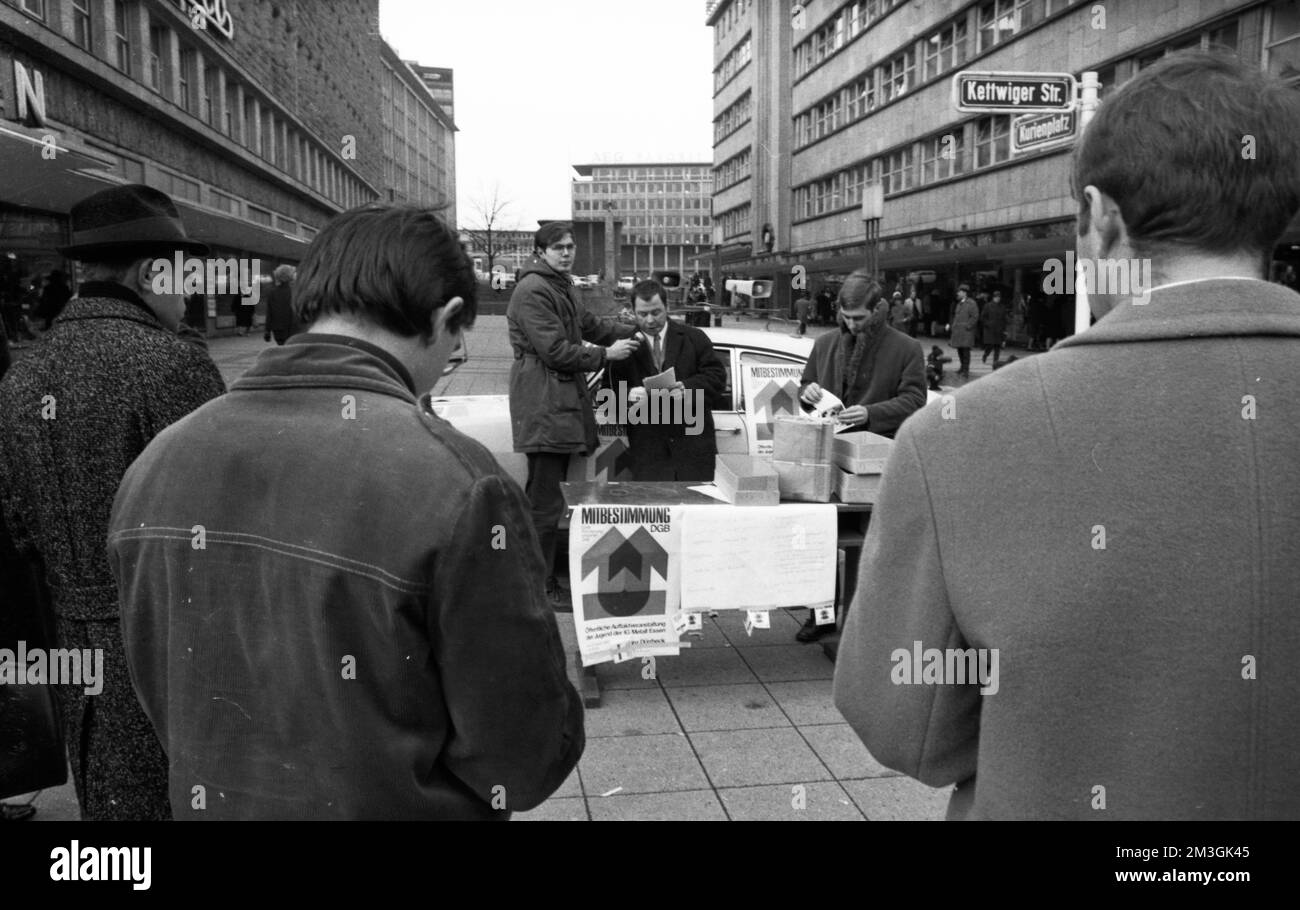 Trade union activities in the years 1965 to 1971 on the subject of co ...