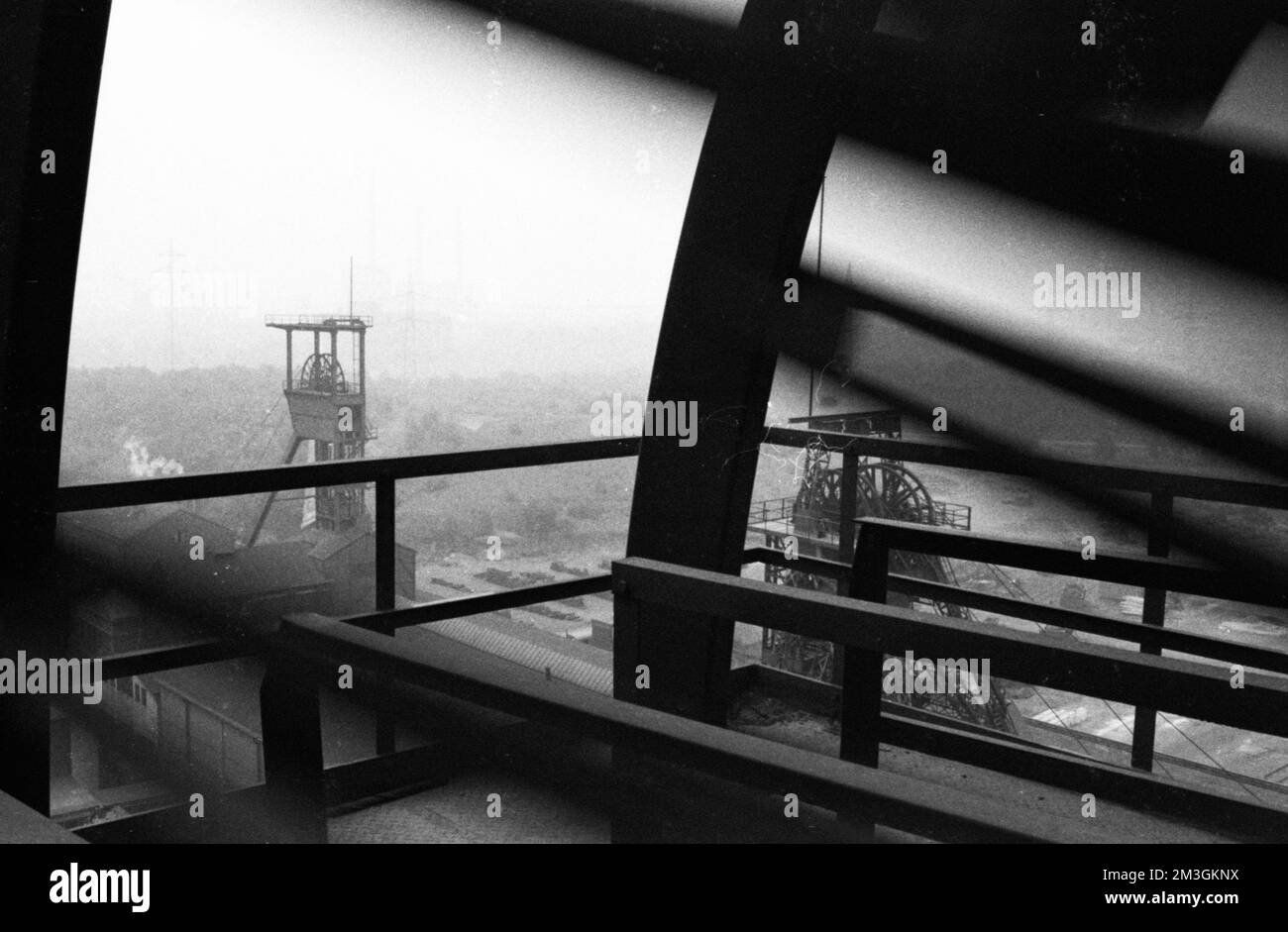 Ewald Colliery, here in Herten in 1970, was a record-breaking colliery ...
