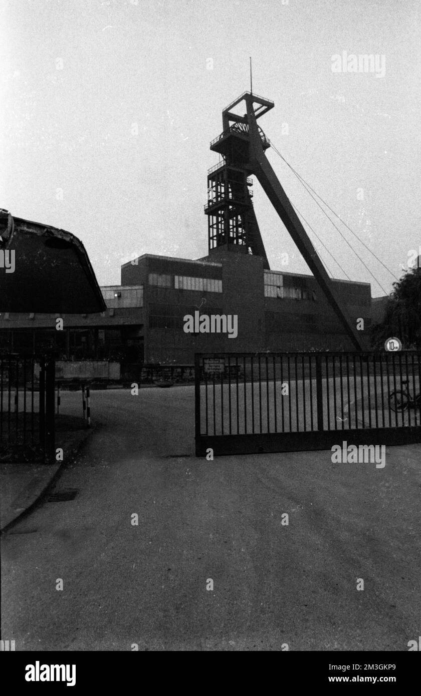 Ewald Colliery, here in Herten in 1970, was a record-breaking colliery ...