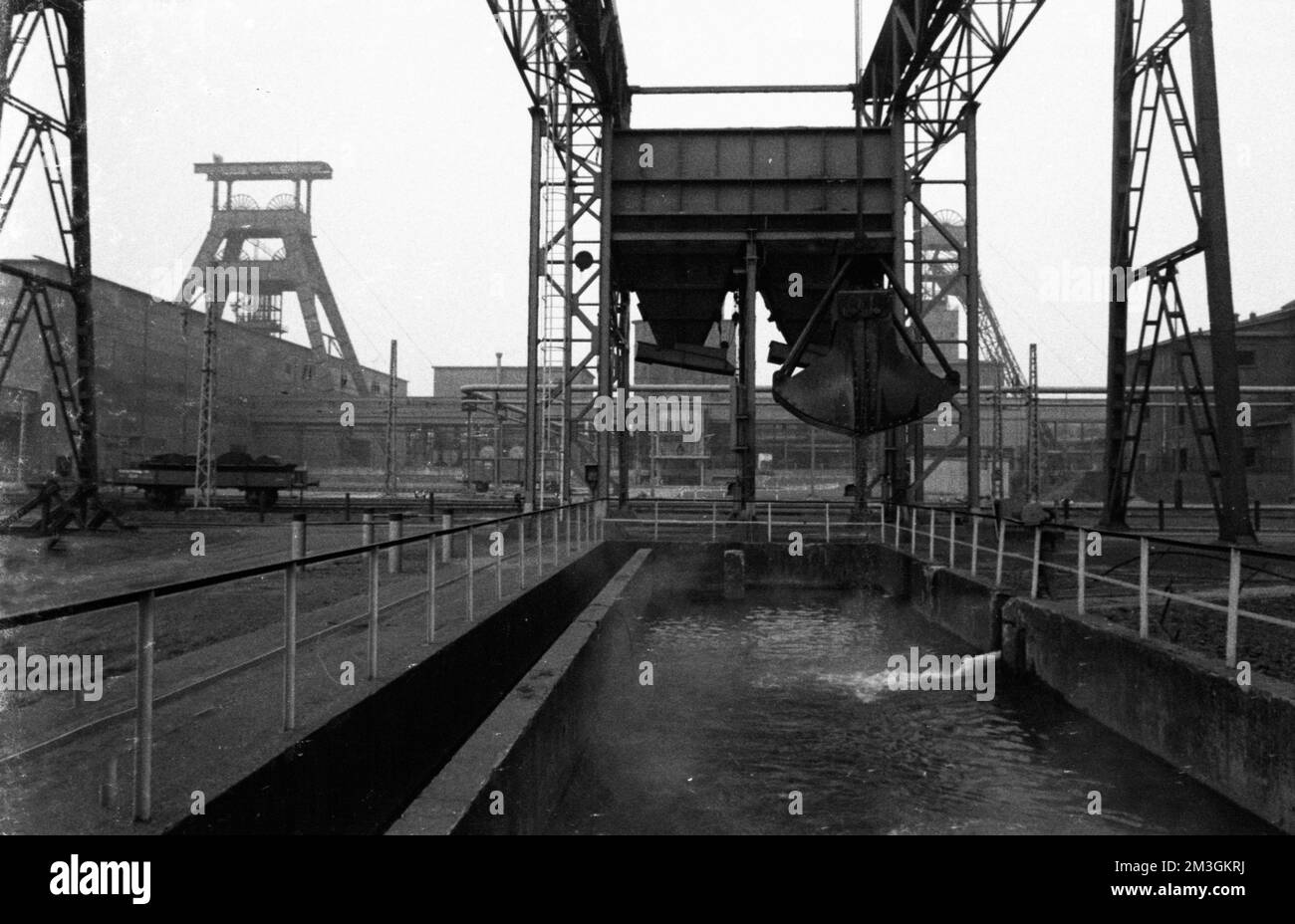 Ewald Colliery, here in Herten in 1970, was a record-breaking colliery ...