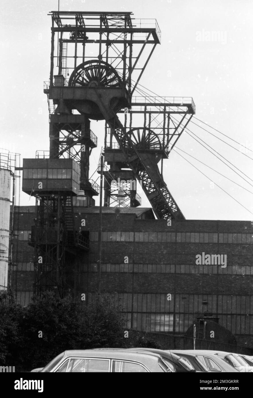 Ewald Colliery, here in Herten in 1970, was a record-breaking colliery ...