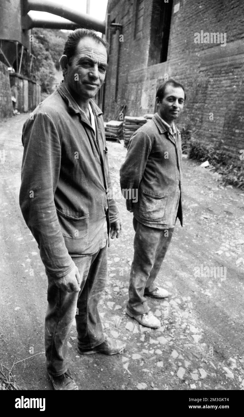 Ewald Colliery, here in Herten in 1970, was a record-breaking colliery ...
