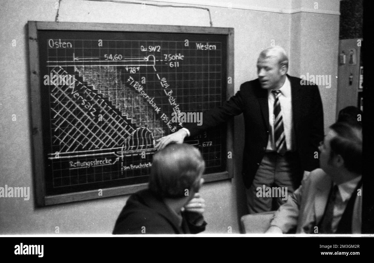 Nine miners of the Emil Emscher colliery were buried on 2. 10. 1969 ...