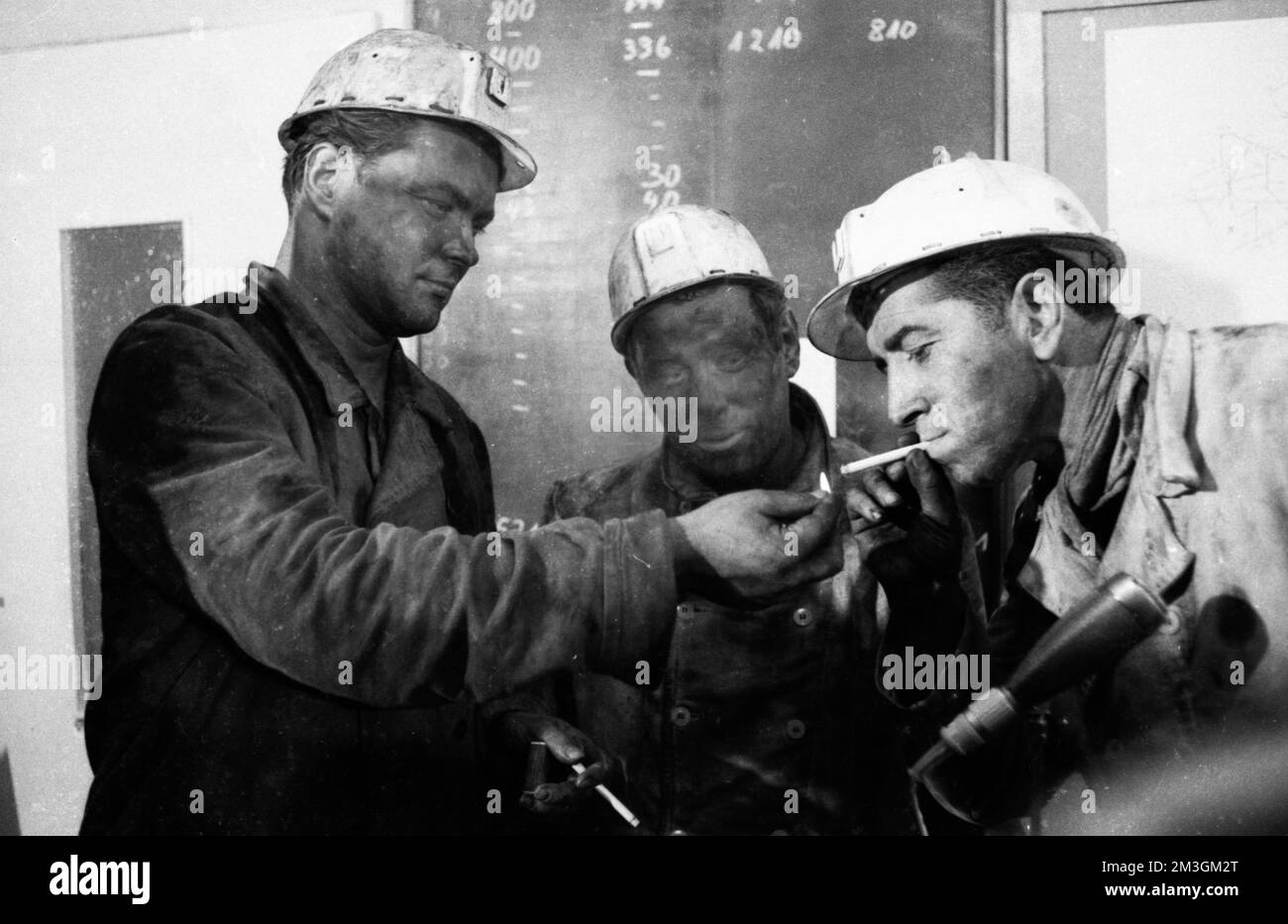 Nine miners of the Emil Emscher colliery were buried on 2. 10. 1969 ...