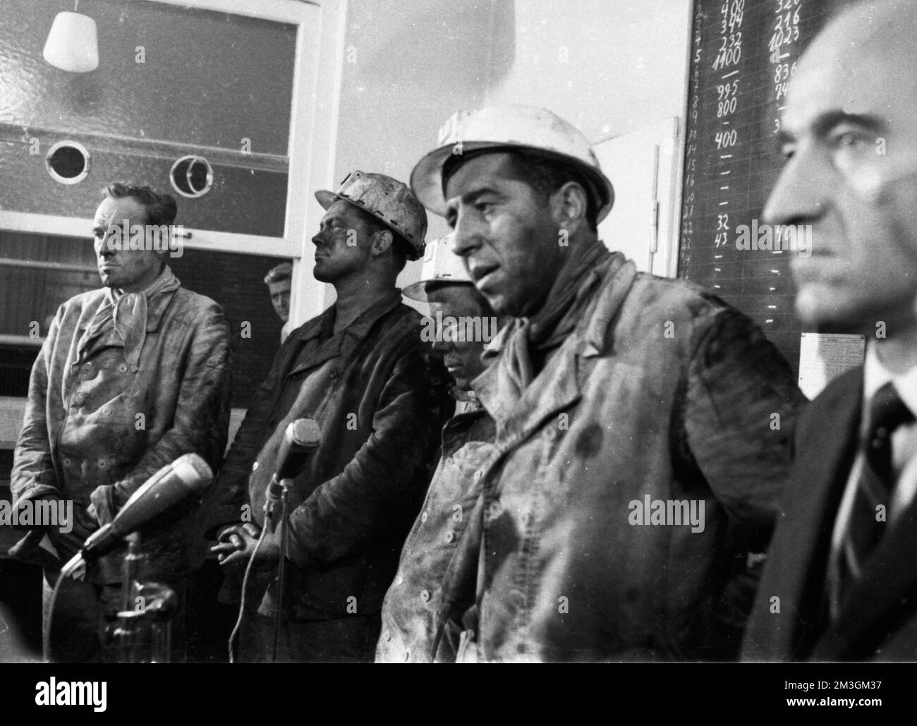 Nine miners of the Emil Emscher colliery were buried on 2. 10. 1969 ...