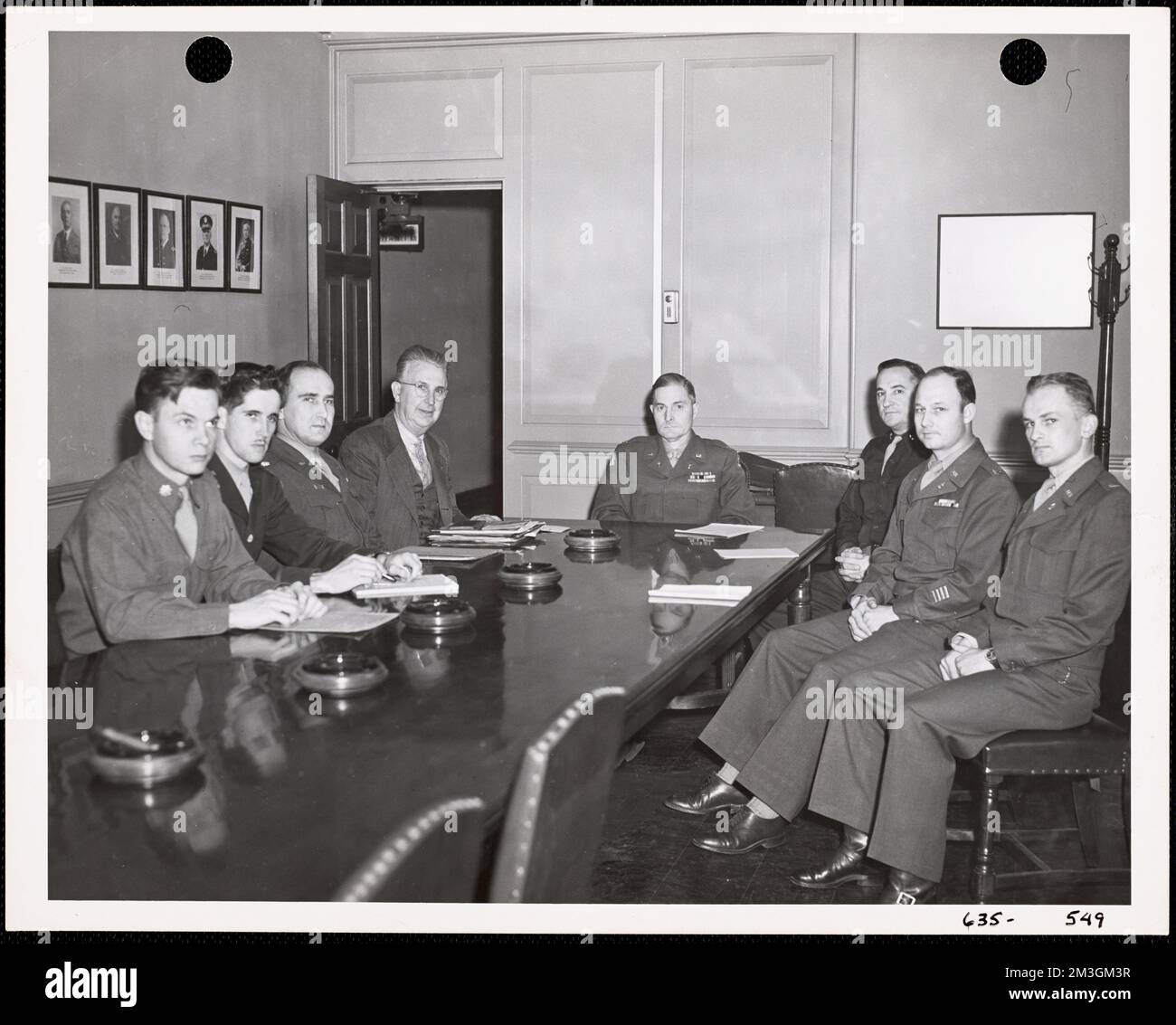 Meeting , Military officers, Meetings, Watertown Arsenal Mass.. Records ...