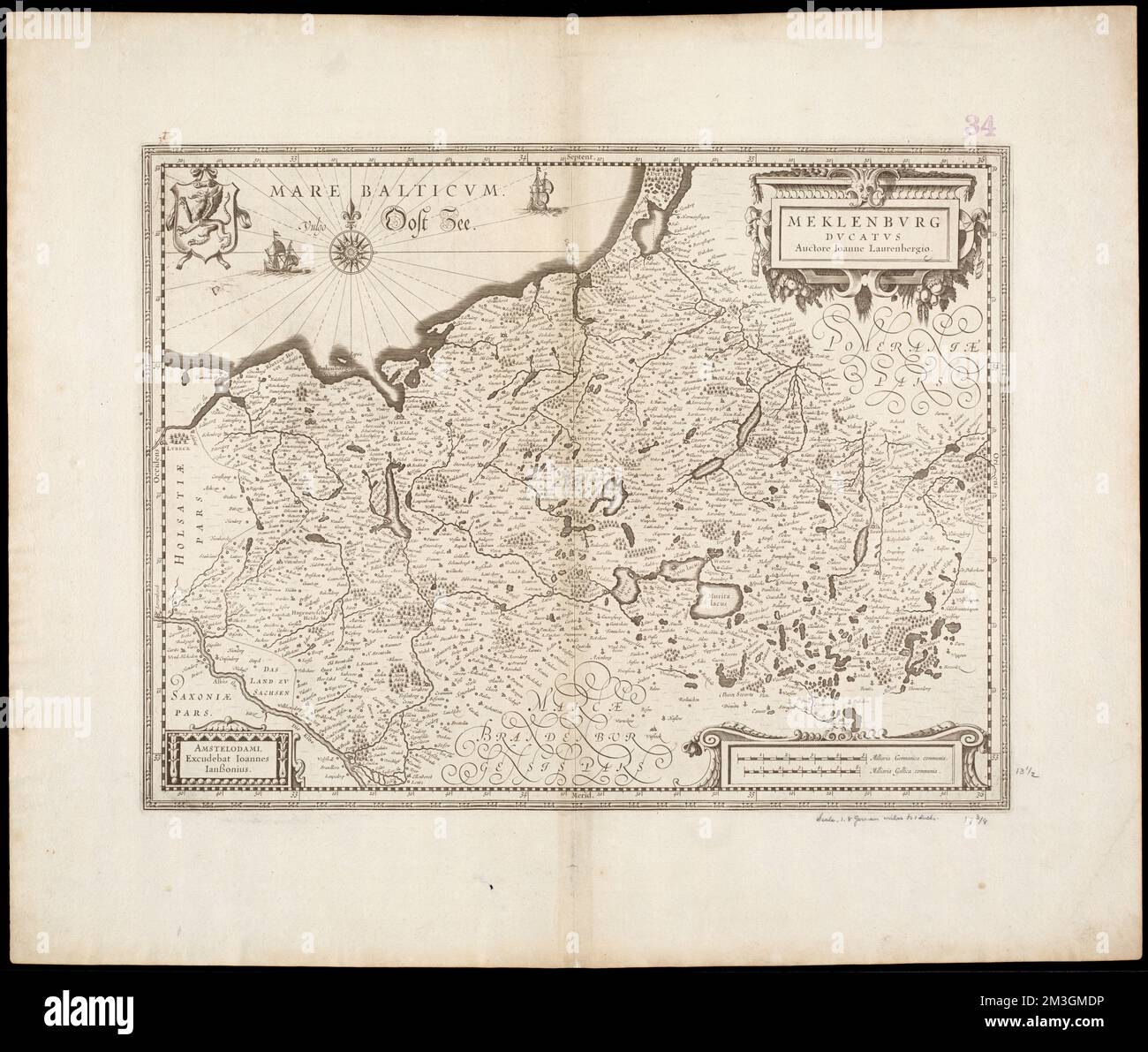 Meklenburg Ducatus , Germany, Northern, Maps, Early works to 1800 ...