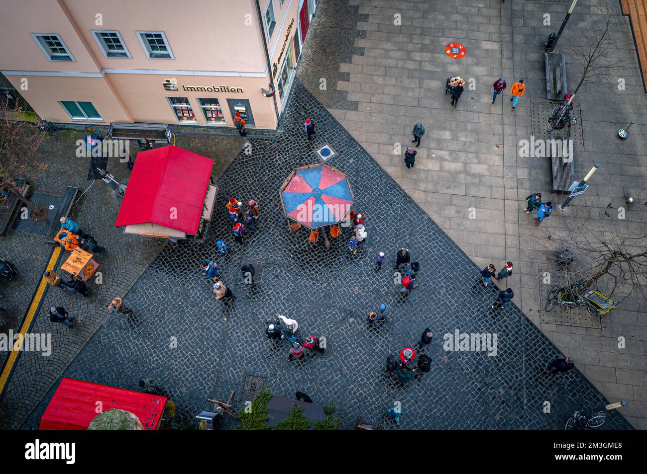 View of a small medieval carousel in the entrance from the Faulloch to ...