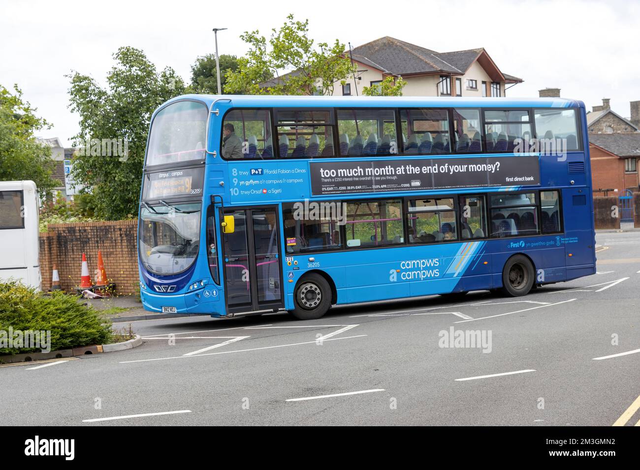 A 2012 Volvo B Series B9TL, Double Decker from the First Cymru Bus ...