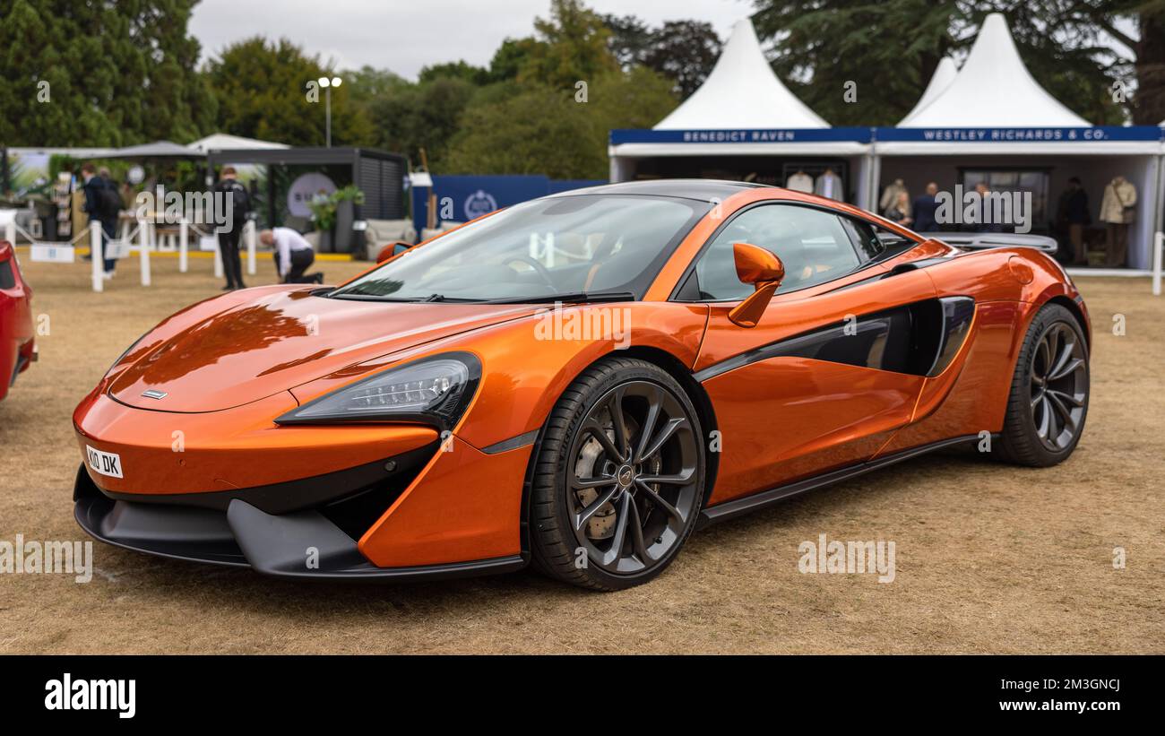 McLaren sports car on display at the Concours d’Elégance motor show ...