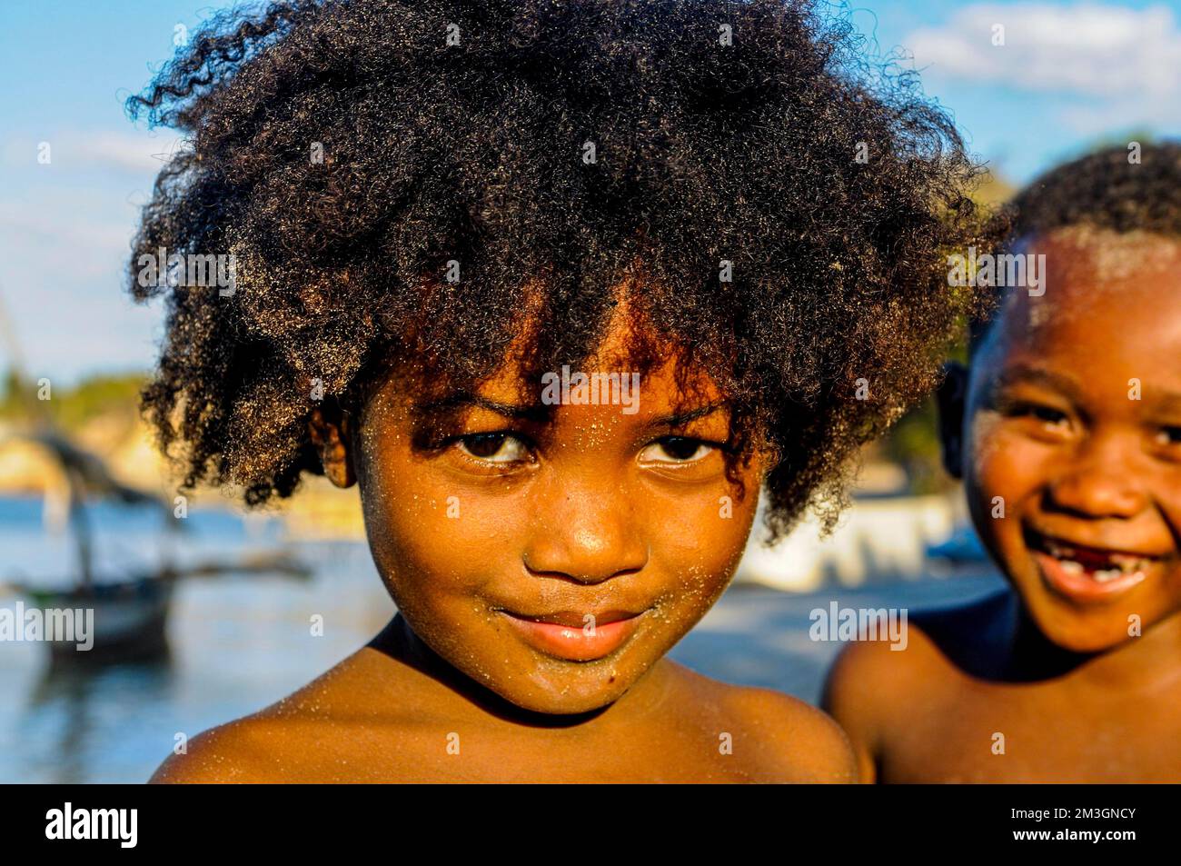 Child Portrait, Madagascar, Indian Ocean Stock Photo - Alamy