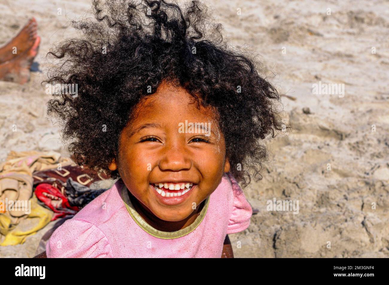Pretty young girl, Fort Dauphin, Tolagnaro, southern Madagascar Stock ...