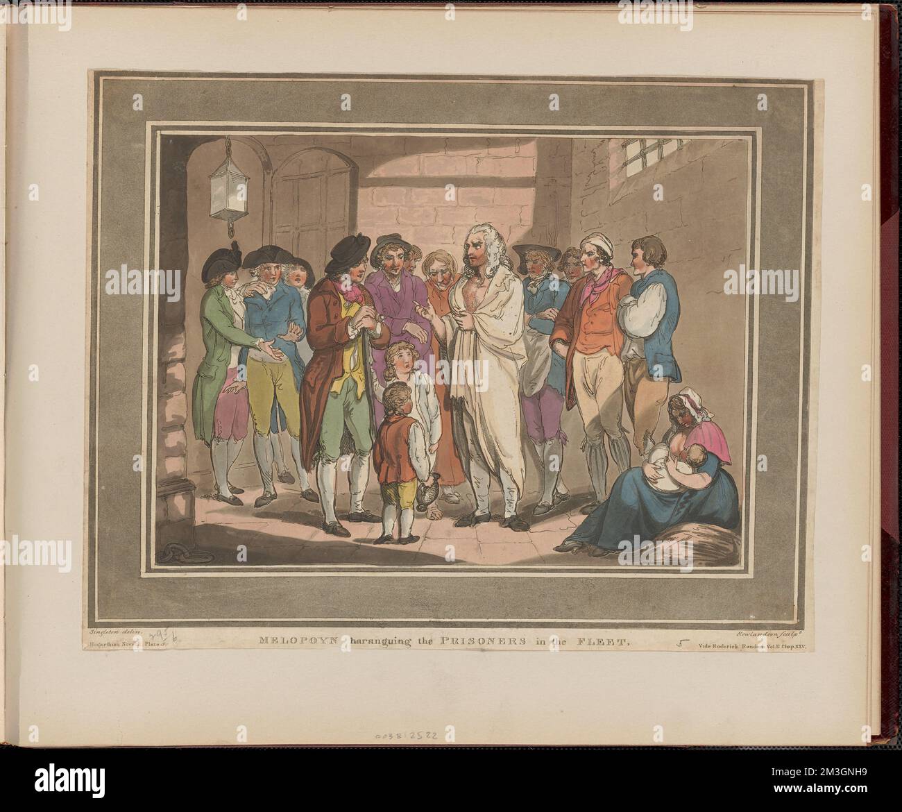 Melopoyn haranguing the prisoners in the fleet : Hogarthian Novelist ...