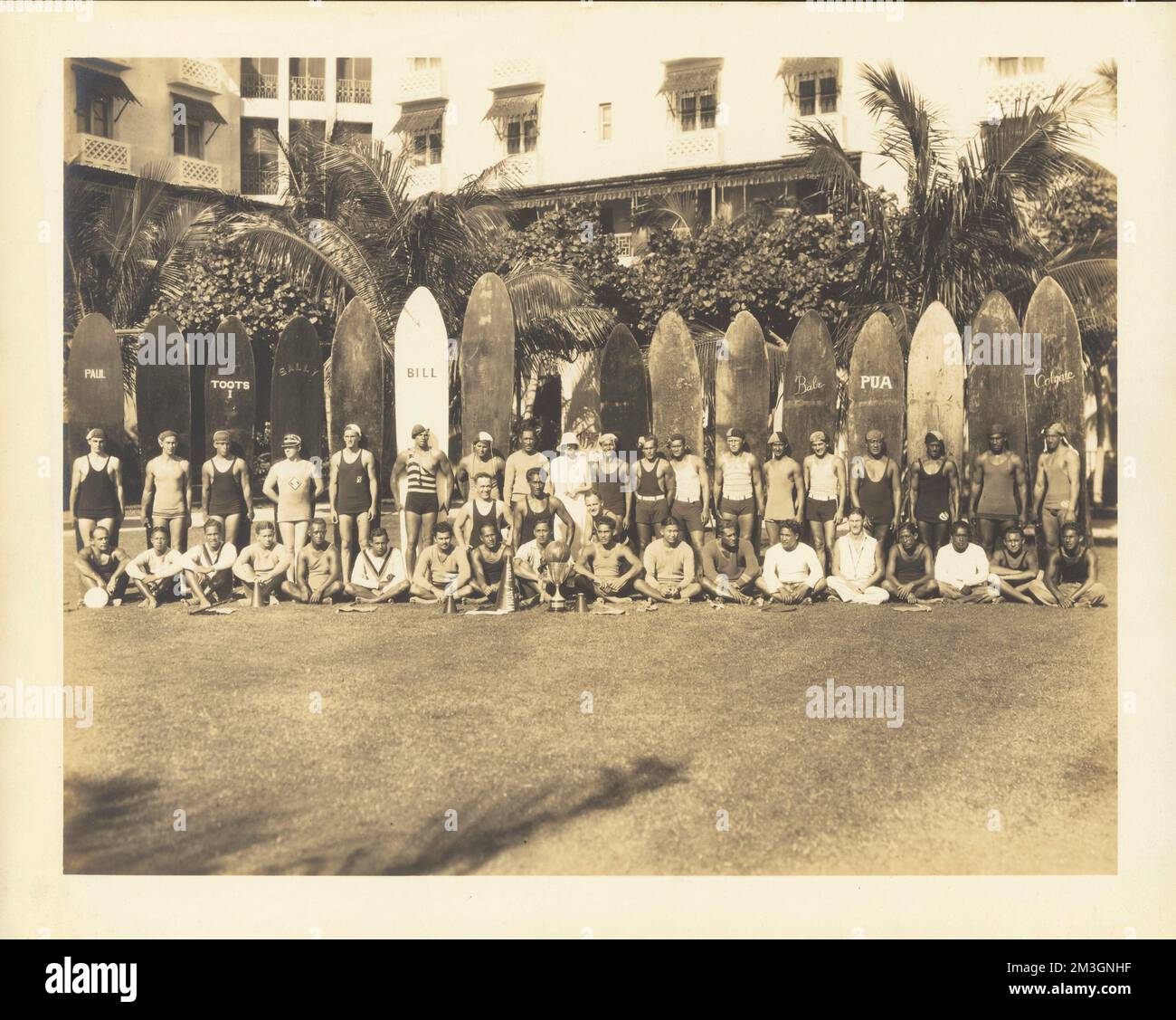 Hawaiian Surf Riders Stock Photo - Alamy
