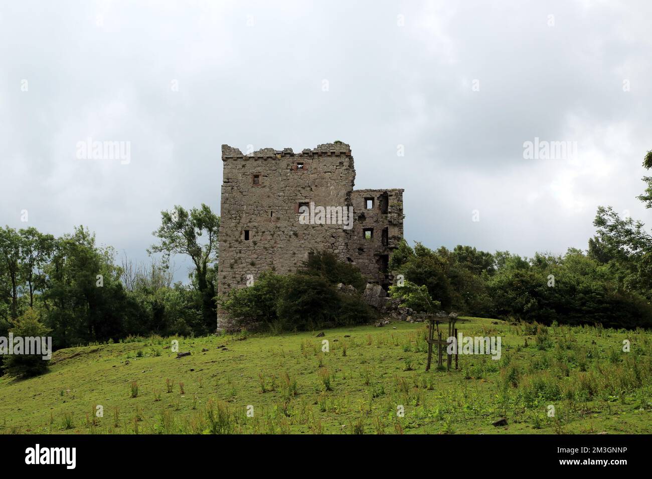 Arnside Tower near Arnside Knott, Arnside, Cumbria, England, United ...